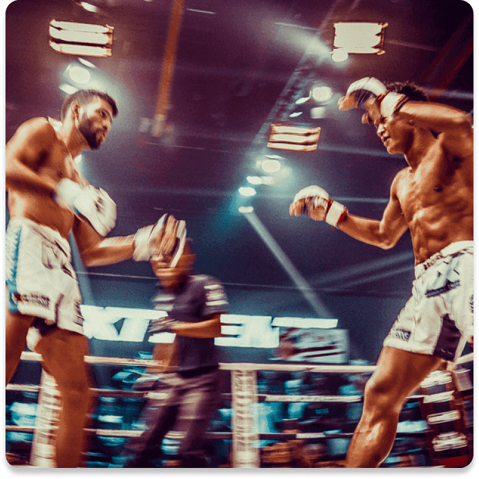 Custom Midnight Flash Boxing Shorts