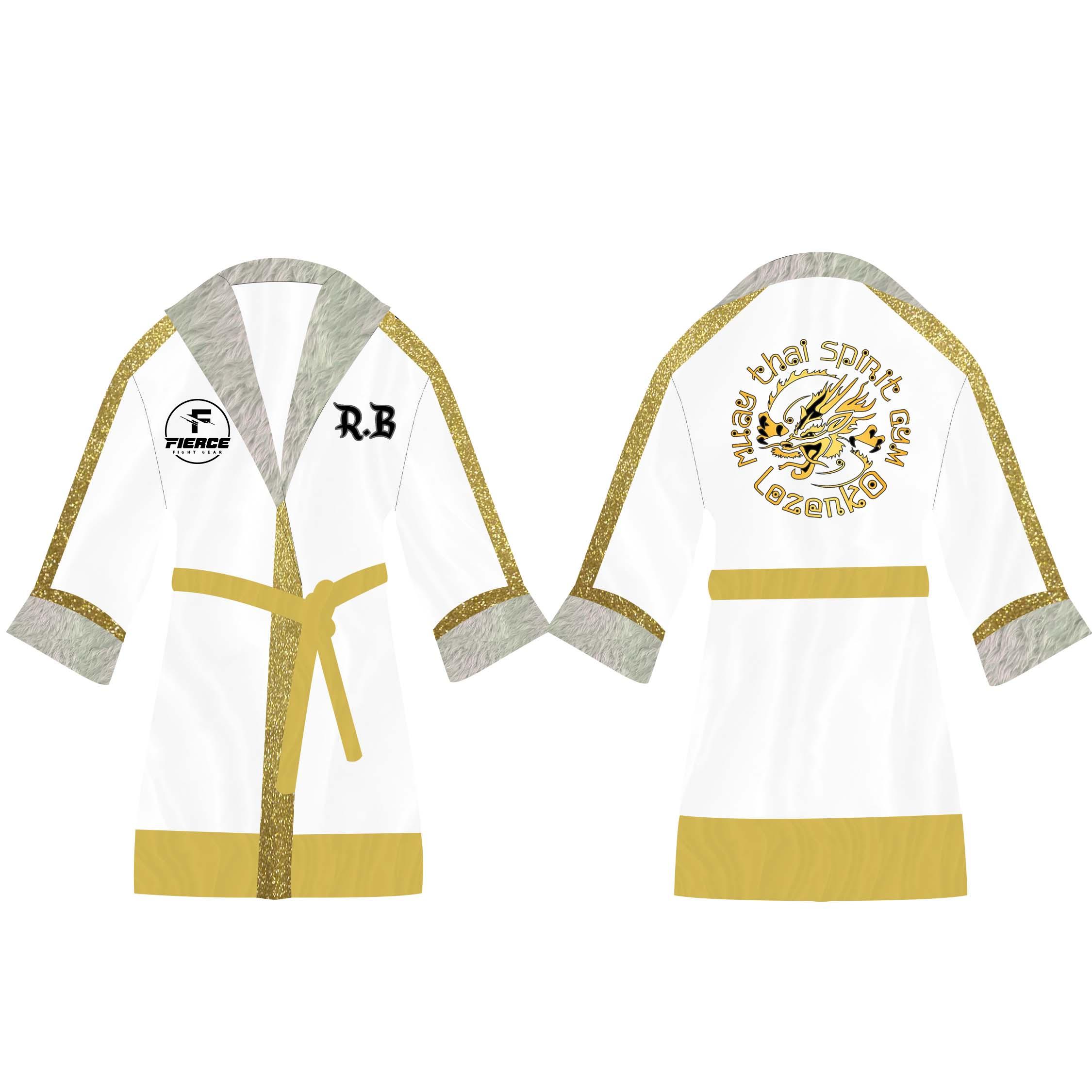 Custom Boxer Robes: Satin Boxing Robe for Boxers