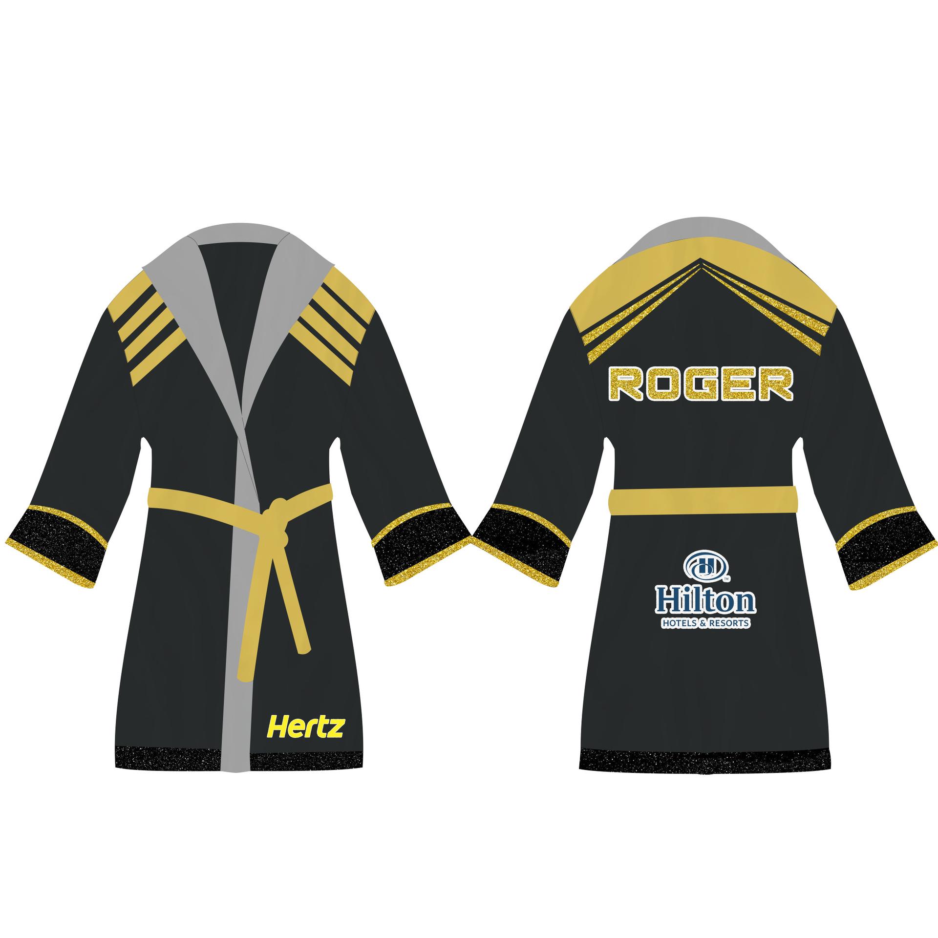 Custom Boxer Robes: Satin Boxing Robe for Boxers