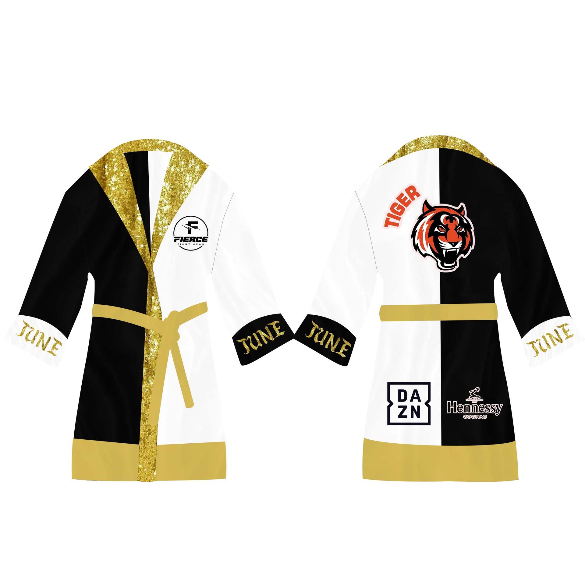 Custom Boxer Robes: Satin Boxing Robe for Boxers